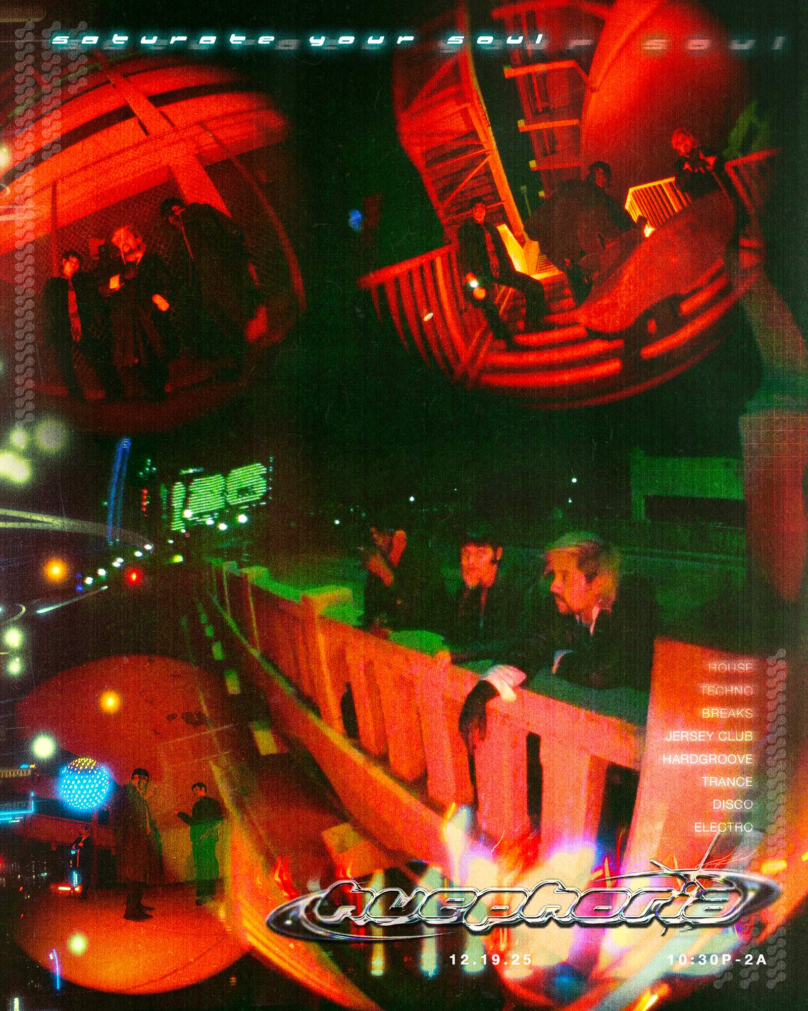 Huephoria with Orbis9, Mons, Kaspy, & Body Mop at Ruins, Dallas/Fort Worth