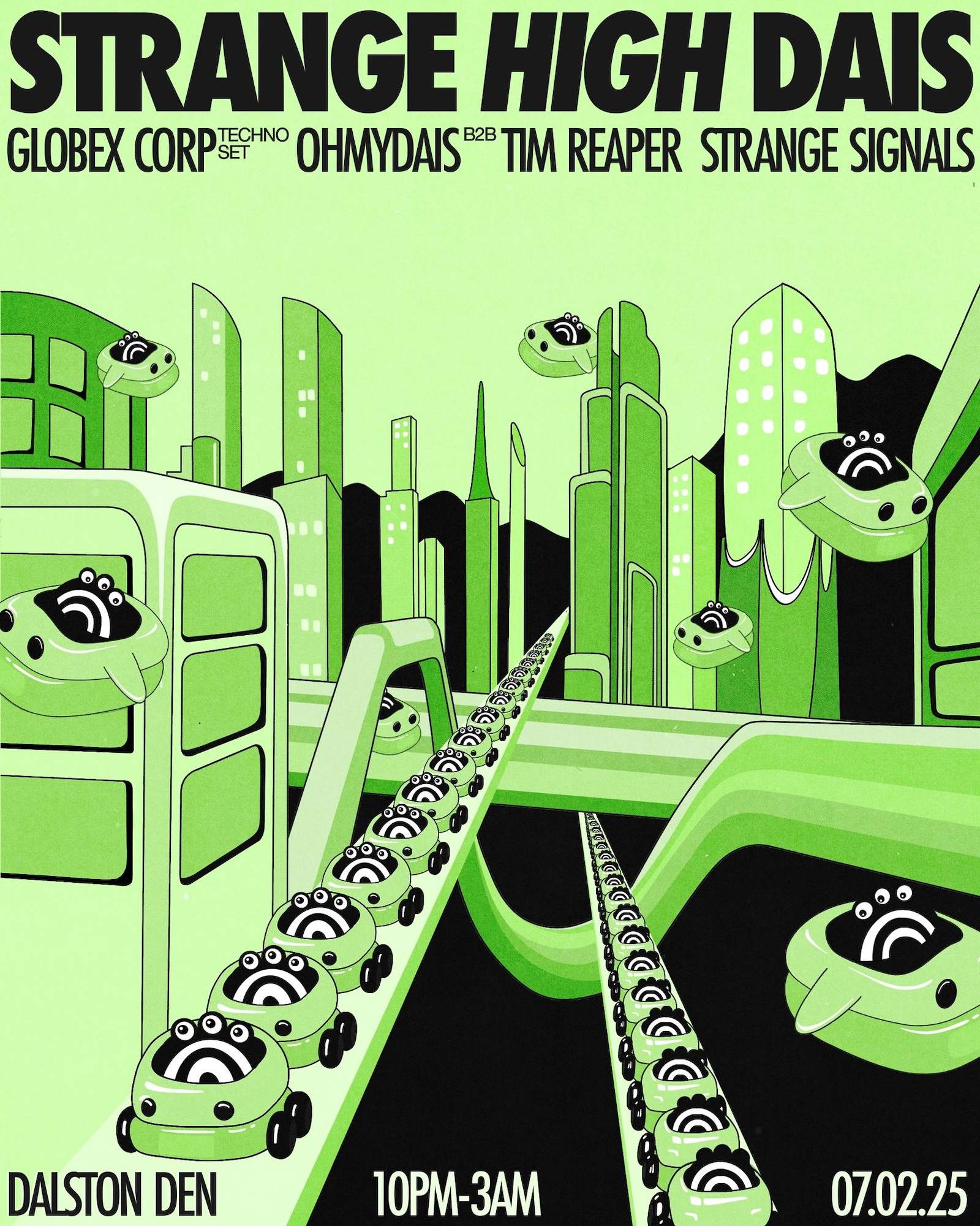 STRANGE HIGH DAIS 003 at Dalston Den, London