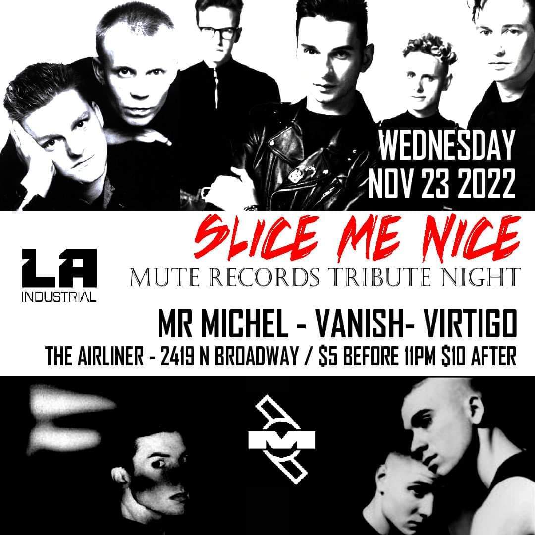 Slice Me Nice - Mute Records Tribute Night at The Airliner, Los Angeles
