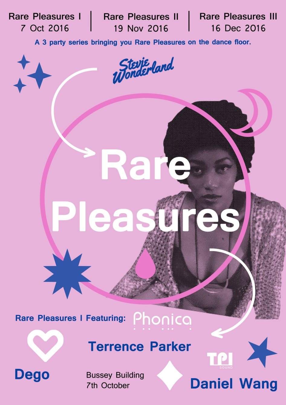 Stevie Wonderland presents Rare Pleasures I with Terrence Parker, Dego ...