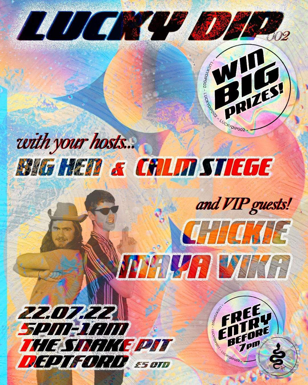 Lucky Dip em The AAJA Snake Pit, London