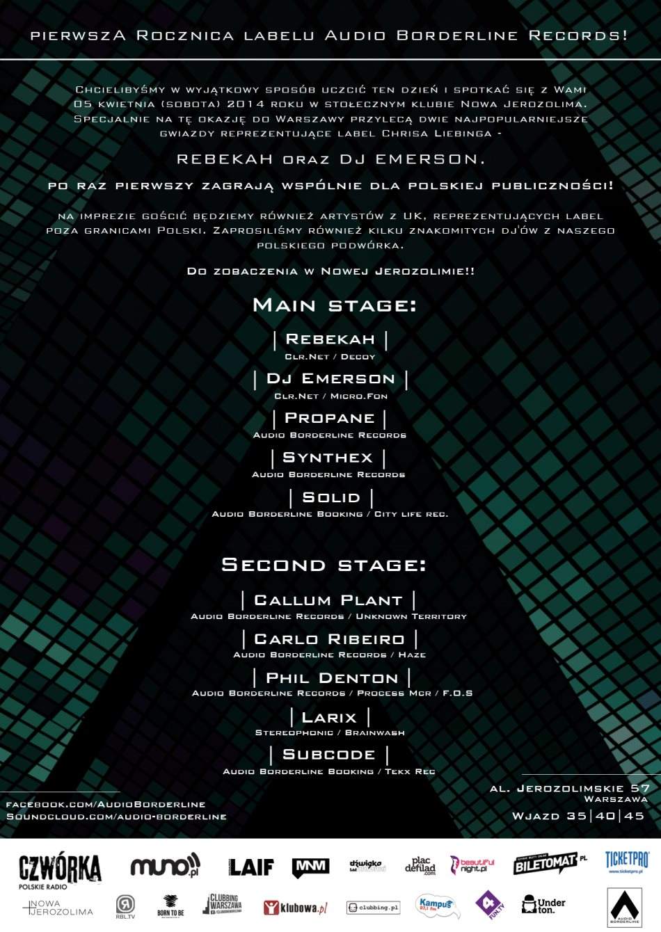 Audio Borderline Records presents Rebekah & DJ Emerson en Nowa ...