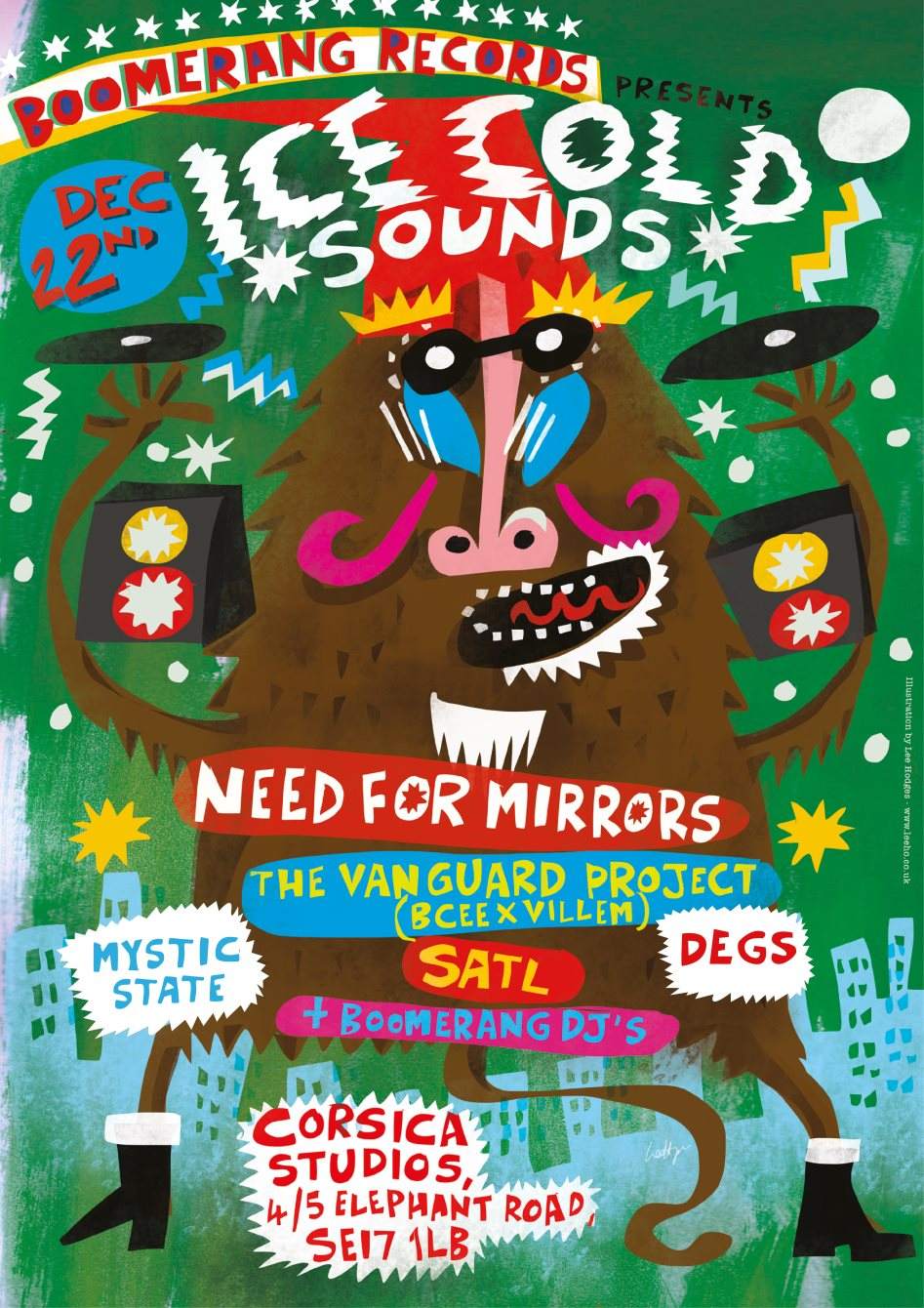 Boomerang presents: Ice Cold Sounds em Corsica Studios, London