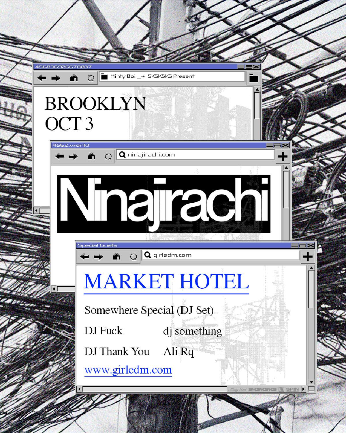 Minty Boi + SKSKSKS present: Ninajirachi at Market Hotel, New York City