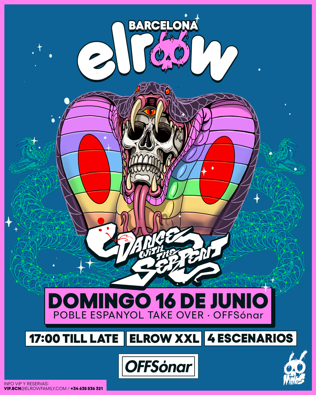 elrow x OFFSónar 2024 at Poble Espanyol, Barcelona
