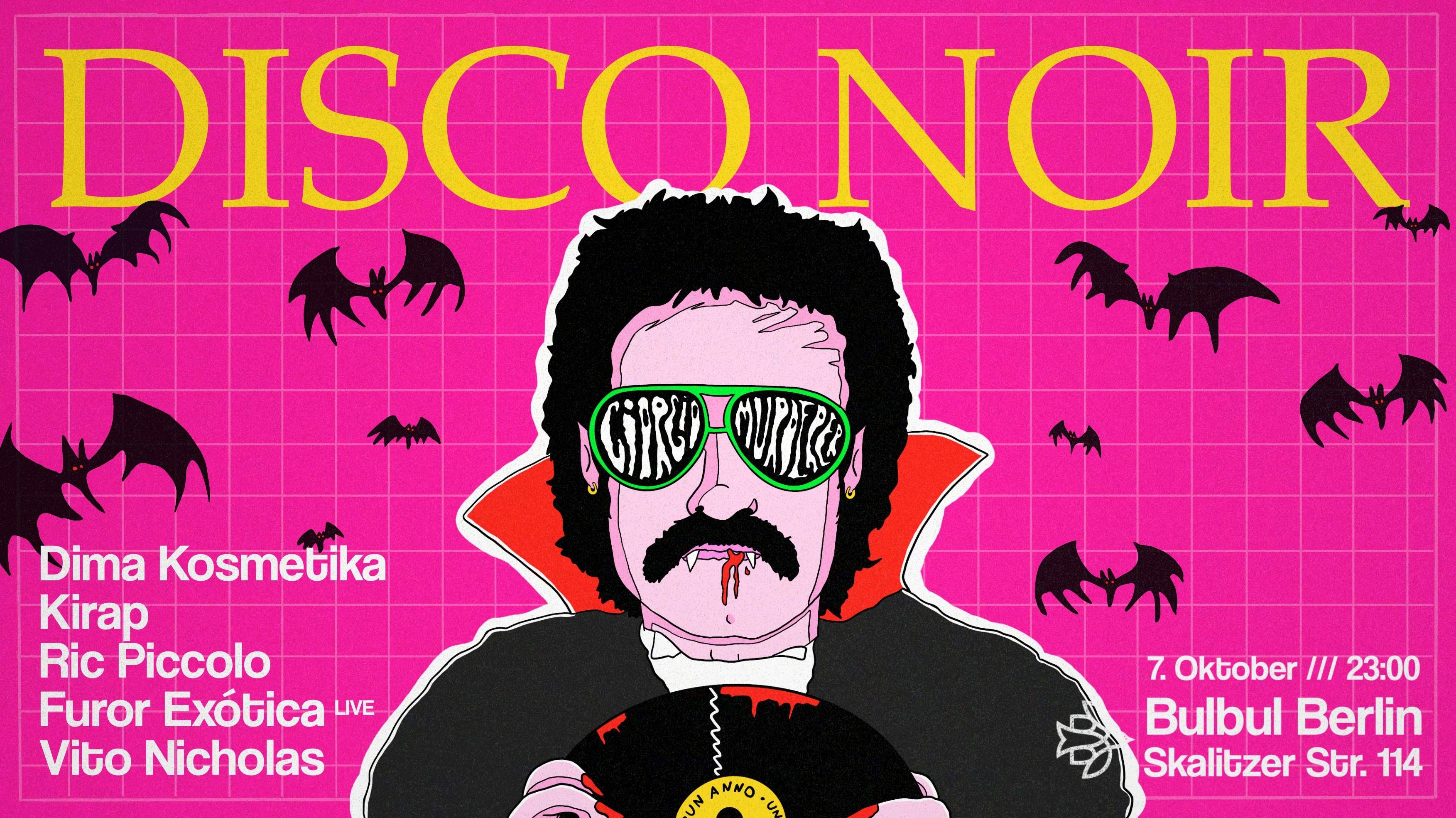 Disco Noir: Ric Piccolo, Furor Exótica (live), Vito Nicholas, Dima ...