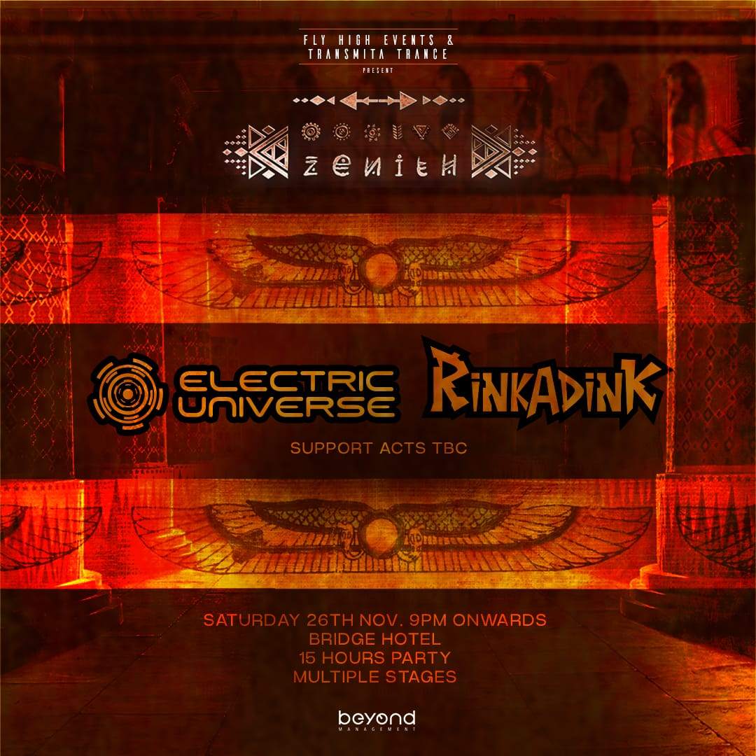 Zenith Gathering feat. ELECTRIC UNIVERSE & RINKADINK at The Bridge Hotel, Sydney
