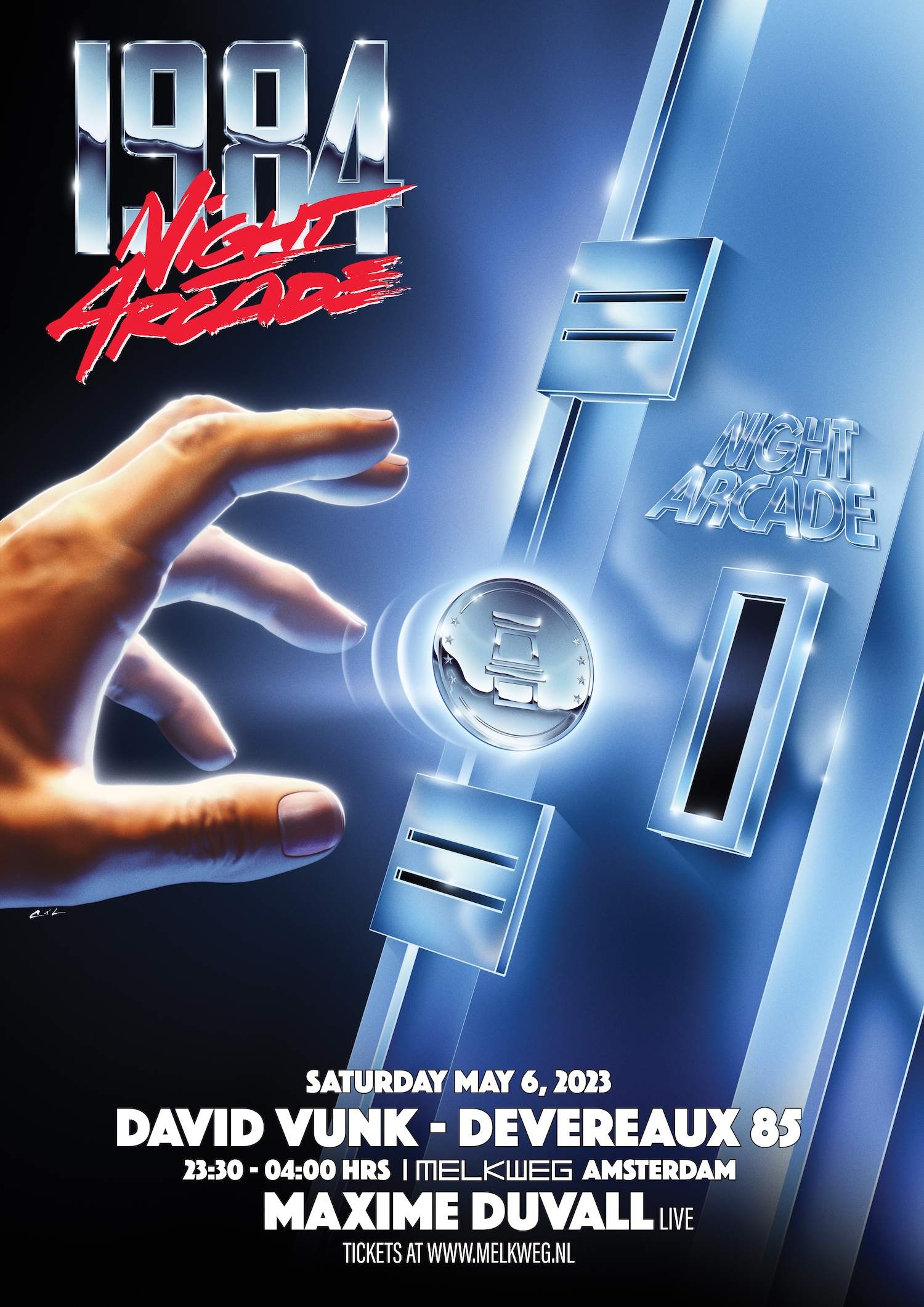 1984 Night at the Arcade at Melkweg, Amsterdam