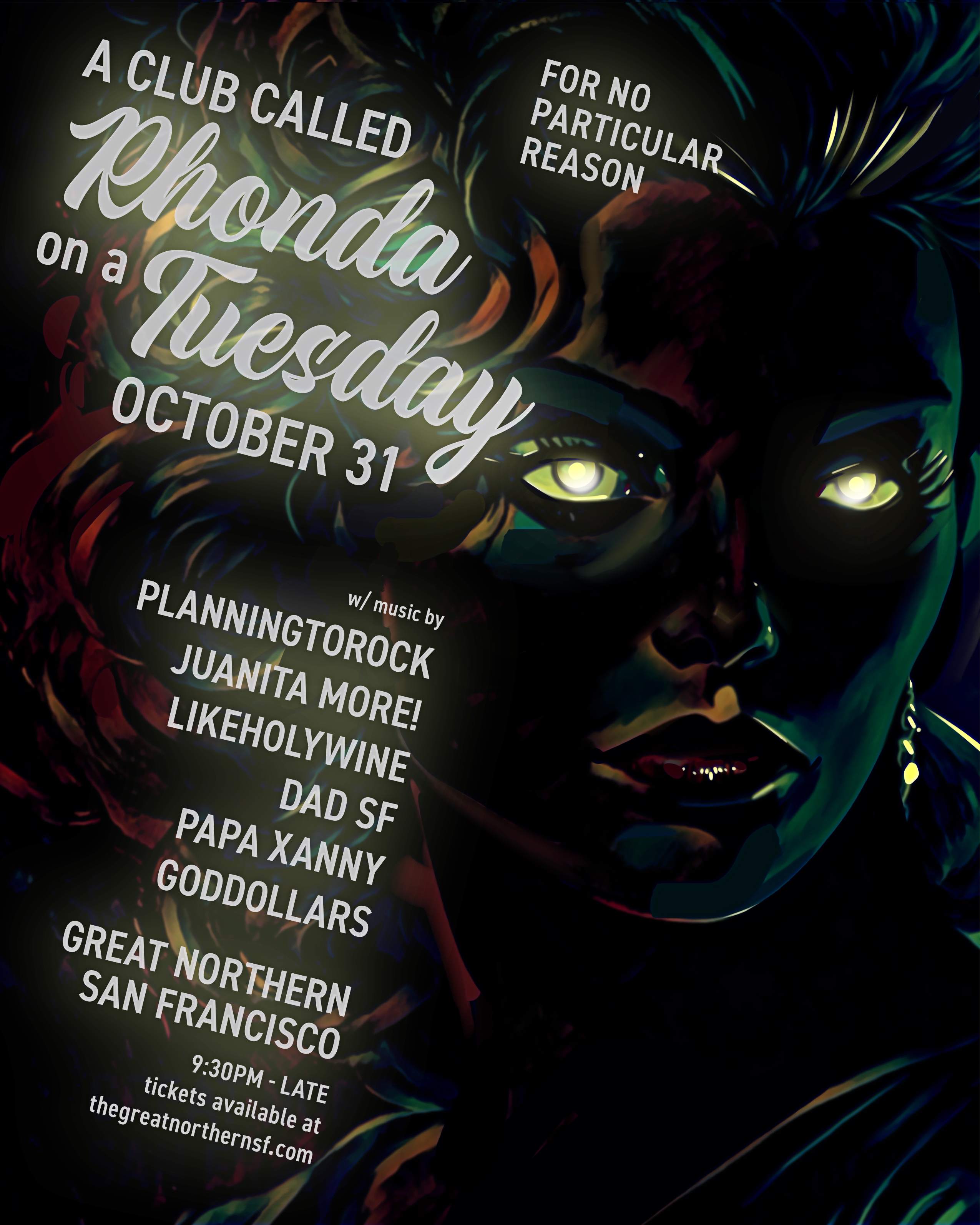 A Club Called Rhonda: On A Tuesday at The Great Northern, San Francisco ...