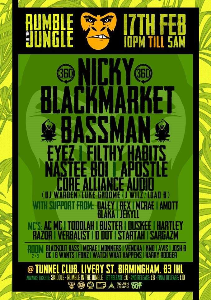 Rumble In The Jungle - In Aid of The Children's Society en Tunnel Club ...