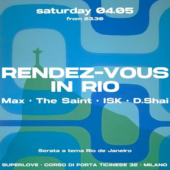 “Rendez-vous in Rio” by French Society Milan at Superlove, Milan
