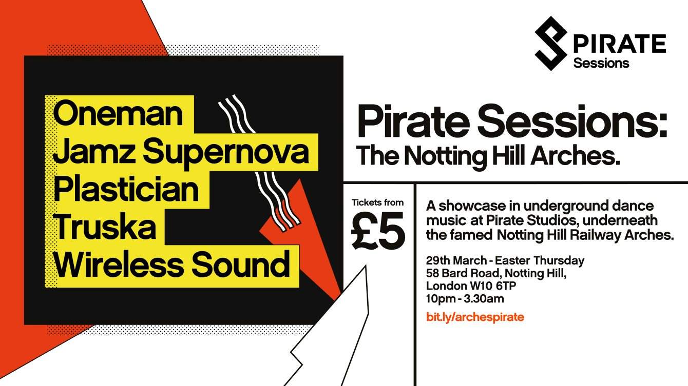Pirate Sessions: Oneman // Plastician // Jamz Supernova at Pirate ...