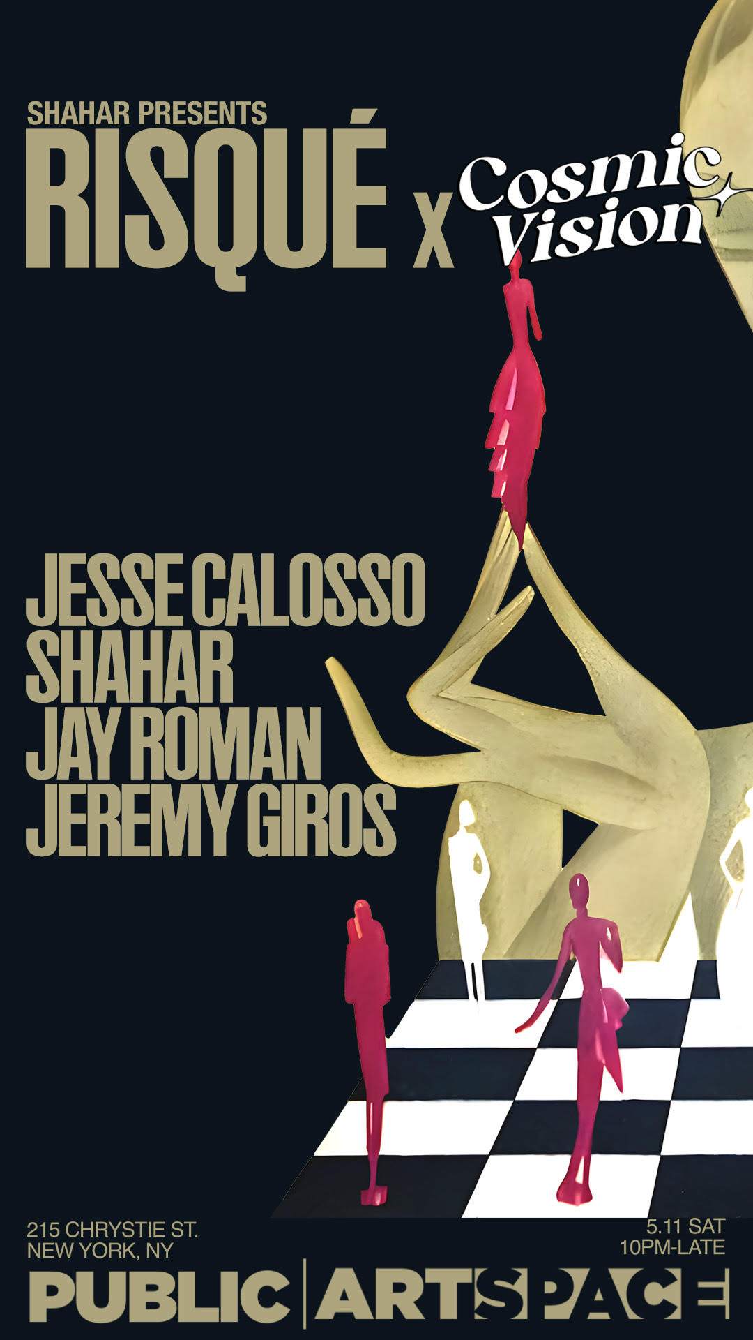 Risqué x Cosmic Vision w Jesse Calosso Shahar Jay Roman & Jeremy Giros ...