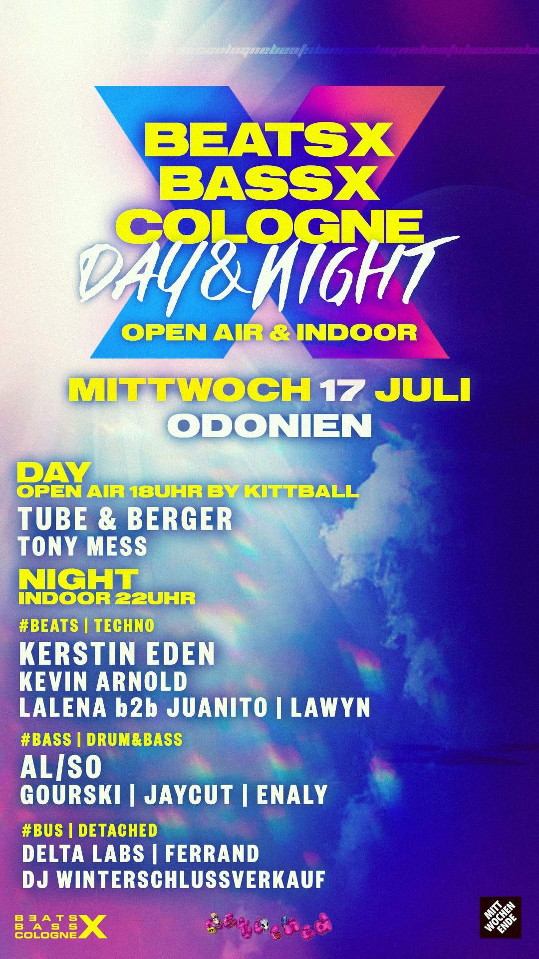 Beats x Bass x Cologne - OPEN AIR & INDOOR with Tube & Berger, Kerstin ...