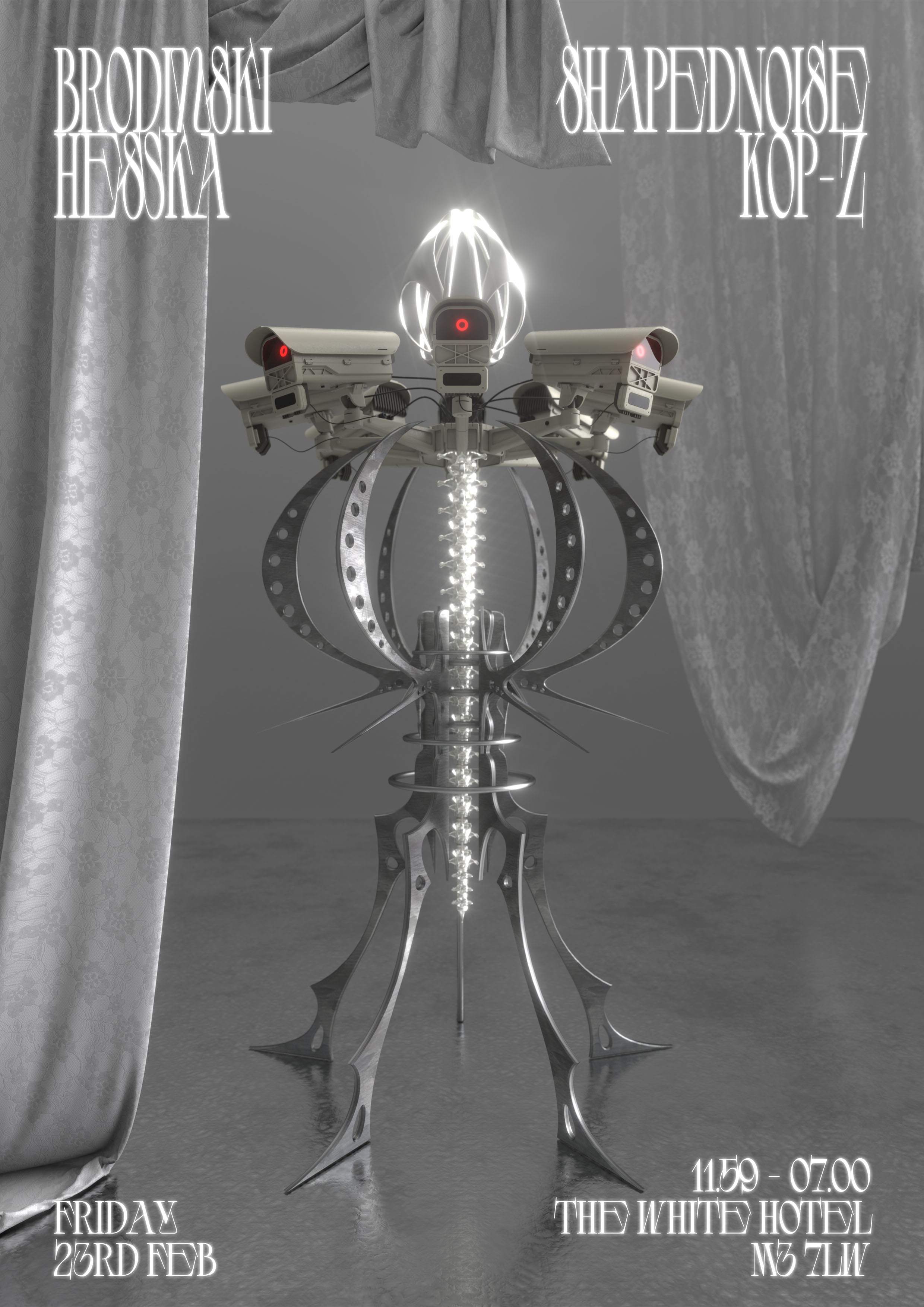 Brodinski / Shapednoise / Hesska / Kop-Z at The White Hotel, Manchester