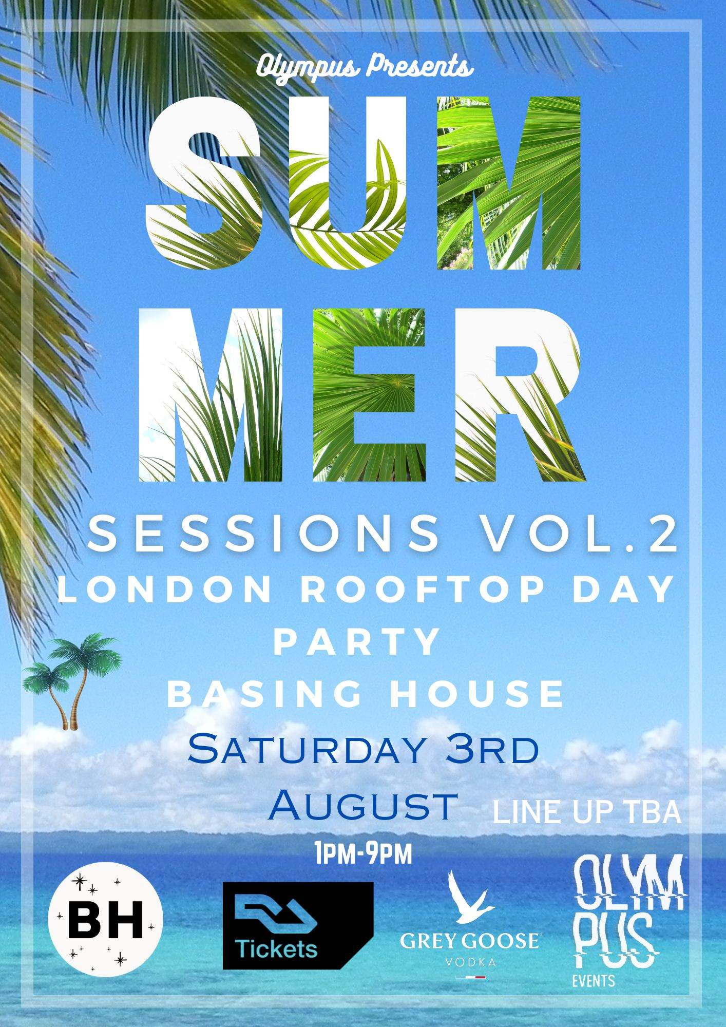 Summer Sessions Vol.2 Rooftop Day Party at Basing House, London