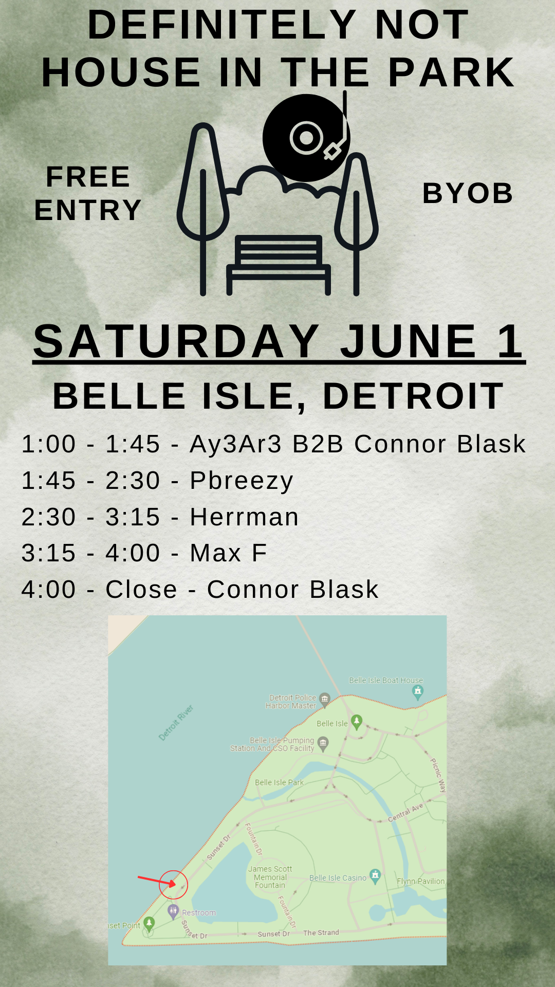 Definitely Not House in the Park at Belle Isle Park, Detroit