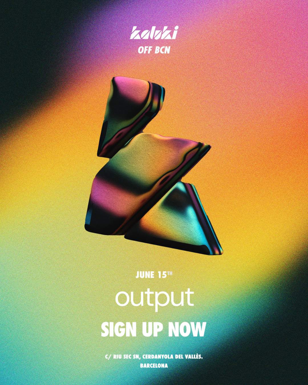 Output pres Kaluki OFF BCN Closing Party (POOL & FOREST) at Bosc Tancat ...