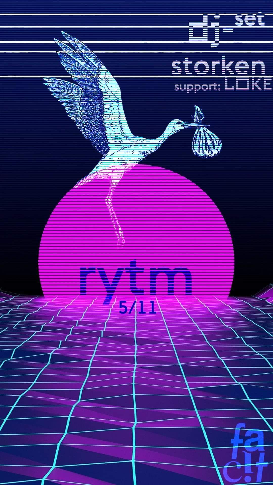 Rytm: Storken & Loke at Facit Galej, Sweden