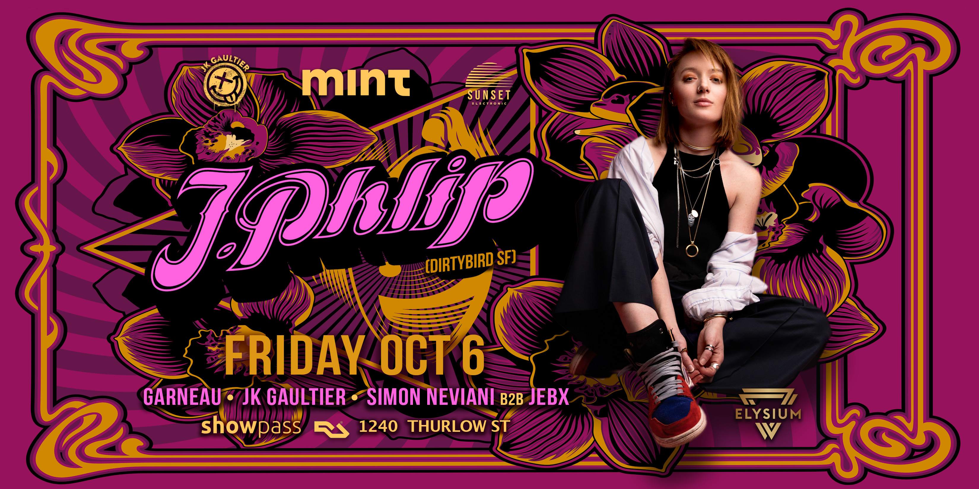 Mint pres. J.Phlip, Garneau & JK Gaultier @ Elysium at Elysium ...