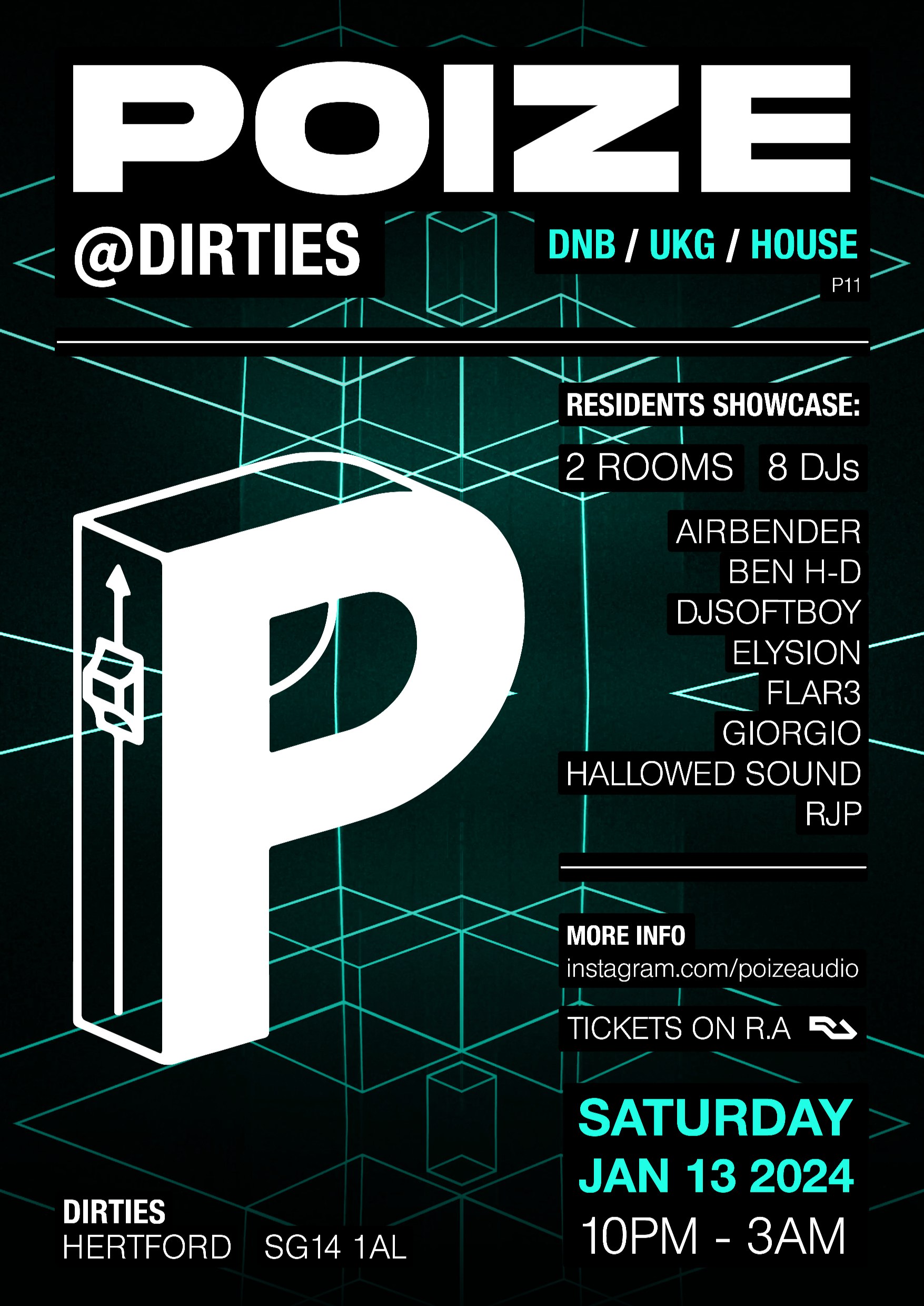 POIZE: RESIDENTS SHOWCASE at Dirties, London