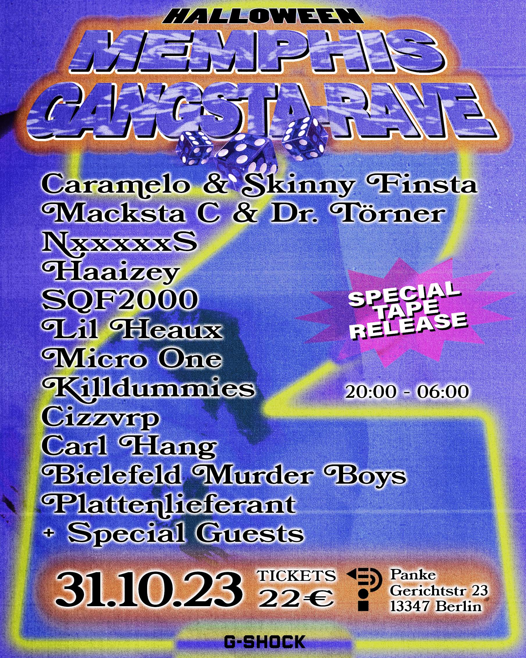 Memphis Gangsta Rave 2 at Panke, Berlin