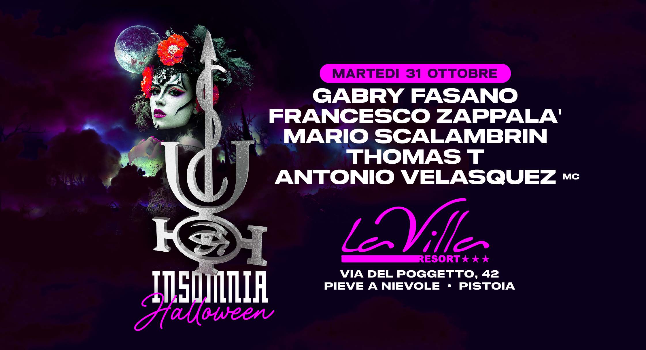 Insomnia Discoacropoli Halloween in Villa at La Villa Resort, Central