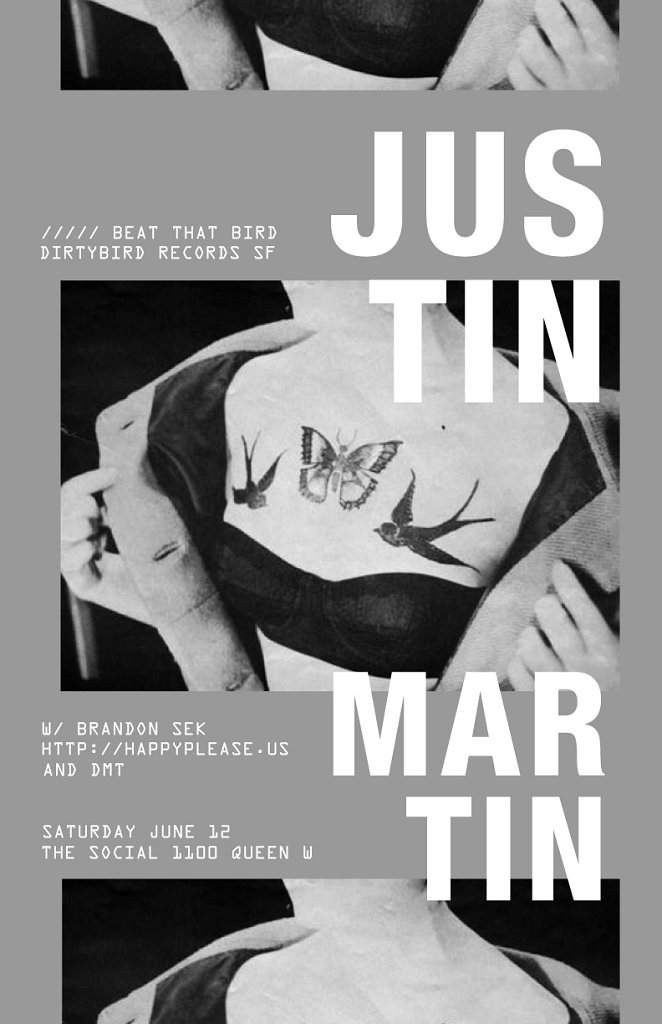 Justin Martin with Brandon Sek at The Social, Toronto