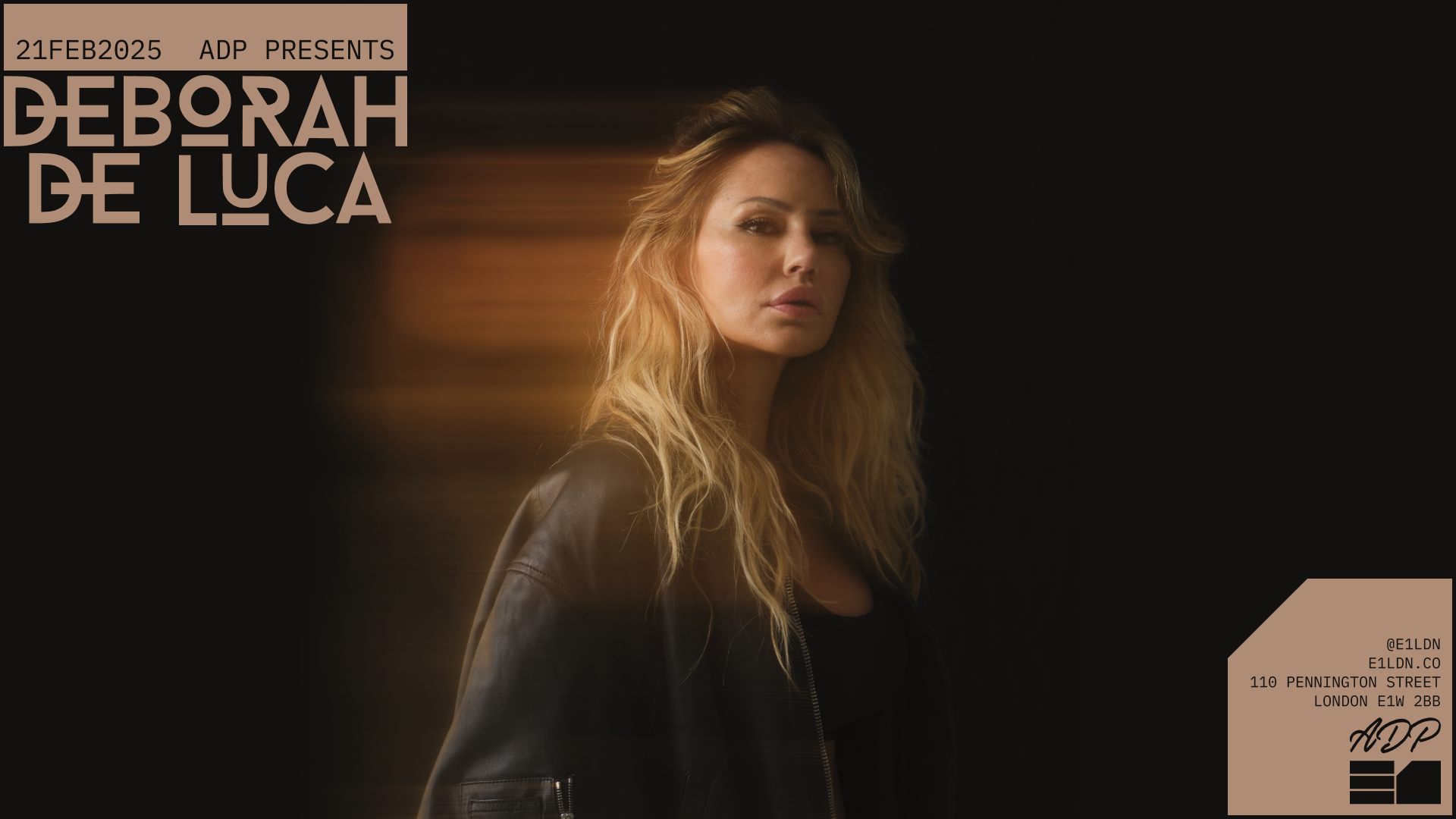 Deborah De Luca (Extended Set) at E1, London