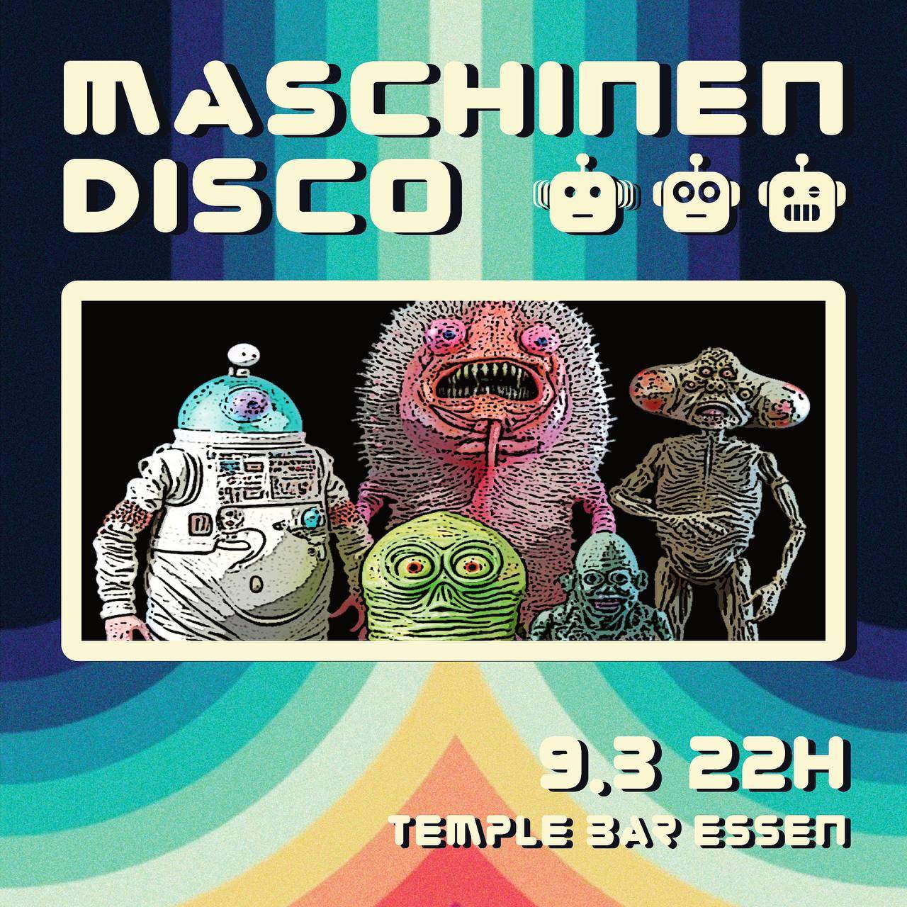 Maschinen Disco in der Temple Bar Bar, Biergarten und Club Salzmarkt 1 ...