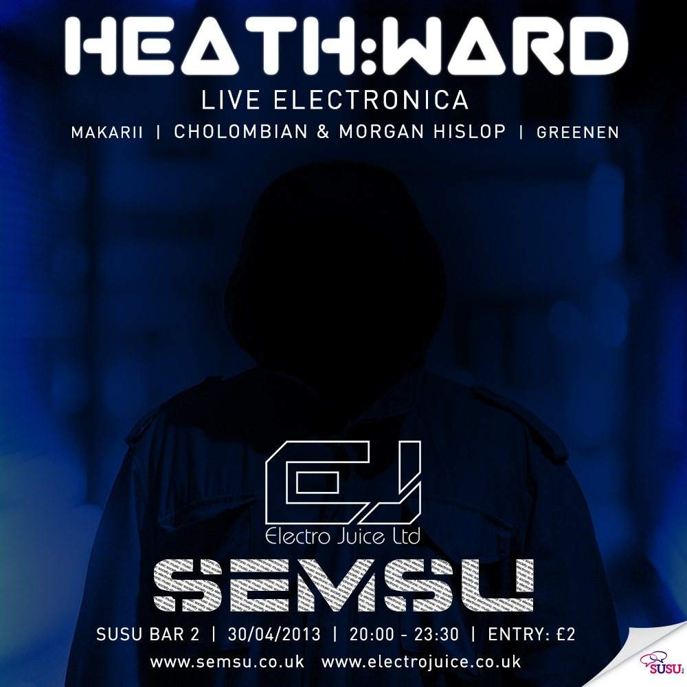 Heath:Ward bei SUSU Bar 2, South + East