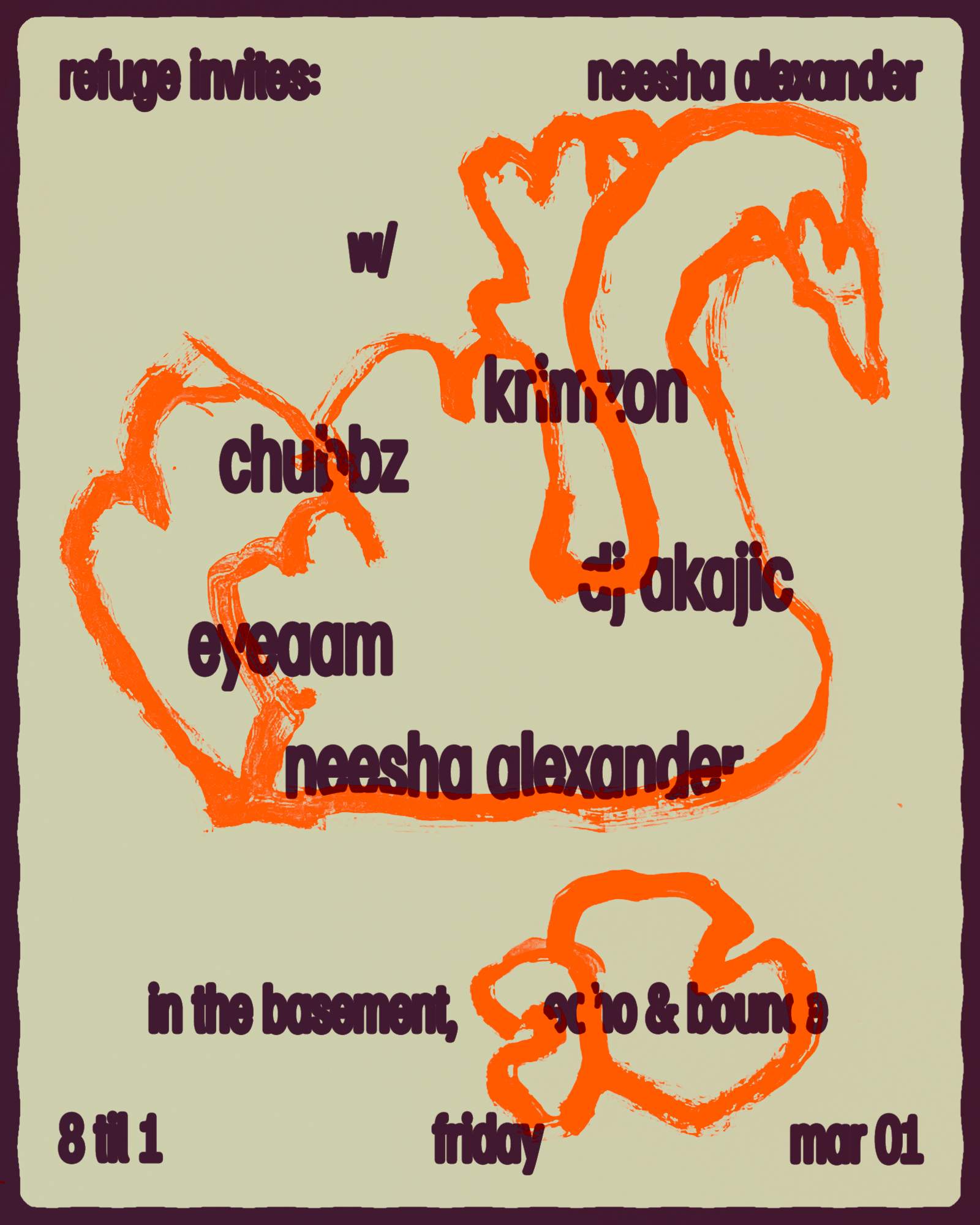 Refuge invites: Neesha Alexander bei Echo & Bounce, Brisbane