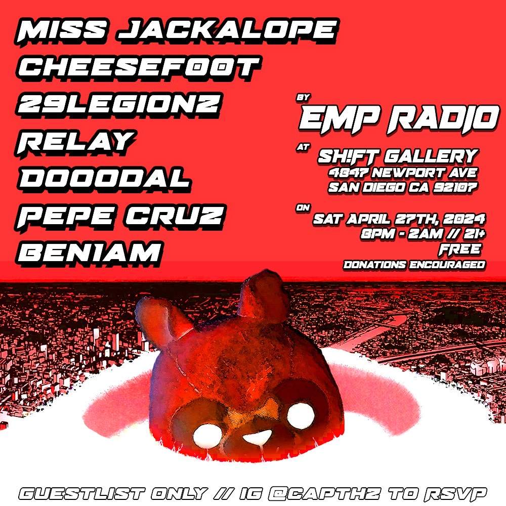 EMP Radio bei Sh!ft Gallery, San Diego