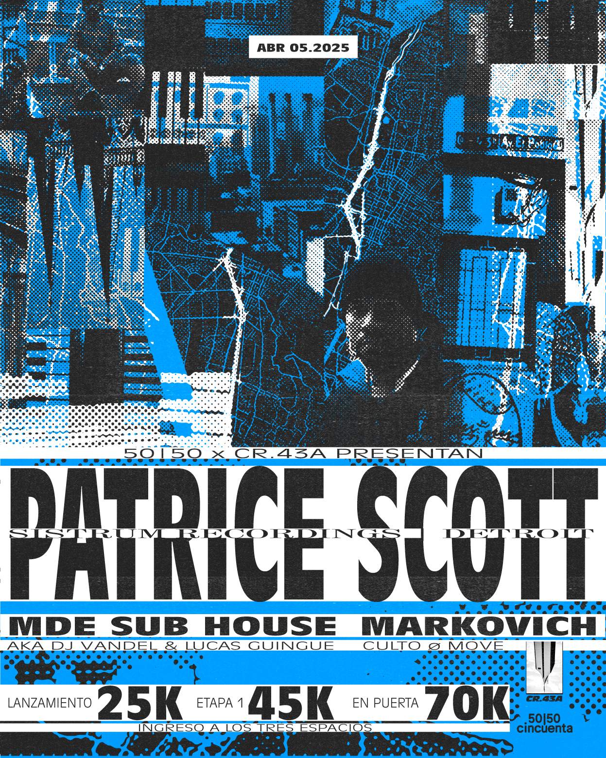 50 x CR.43A pres. Patrice Scott (Detroit) - MDE Sub House - Markovich ...