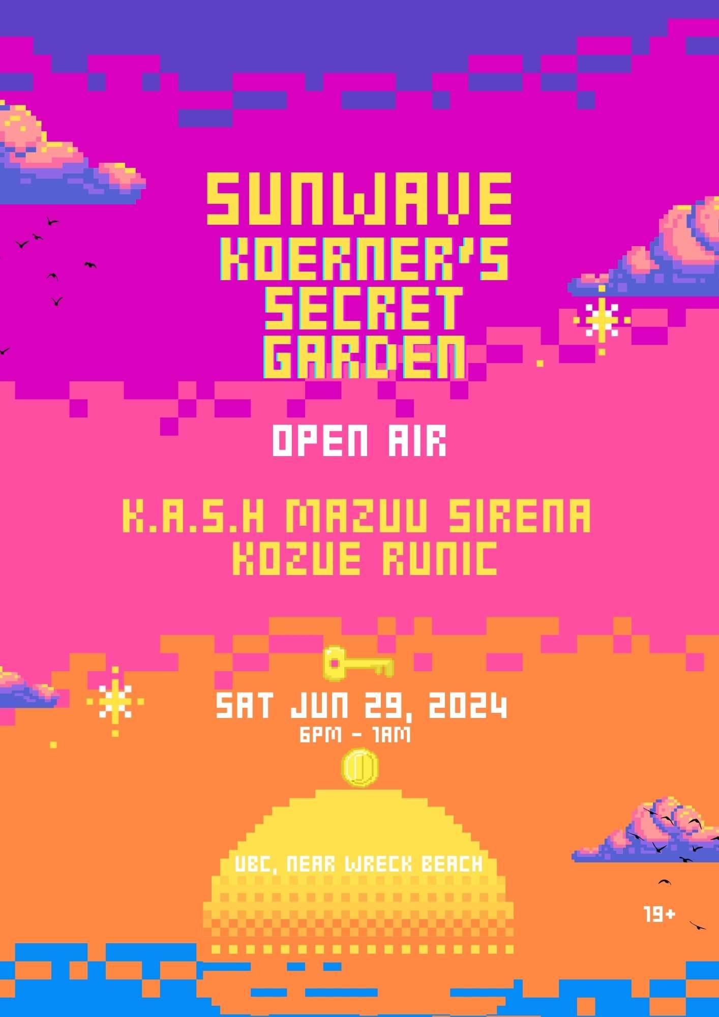 SUNWAVE OPEN AIR - VANCOUVER (UBC/WRECK BEACH) at Koerner’s Secret ...