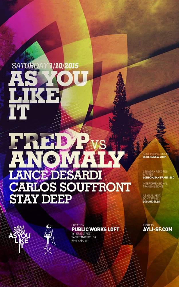As You Like It with Fred P vs. Anomaly bei Public Works Oddjob Loft ...