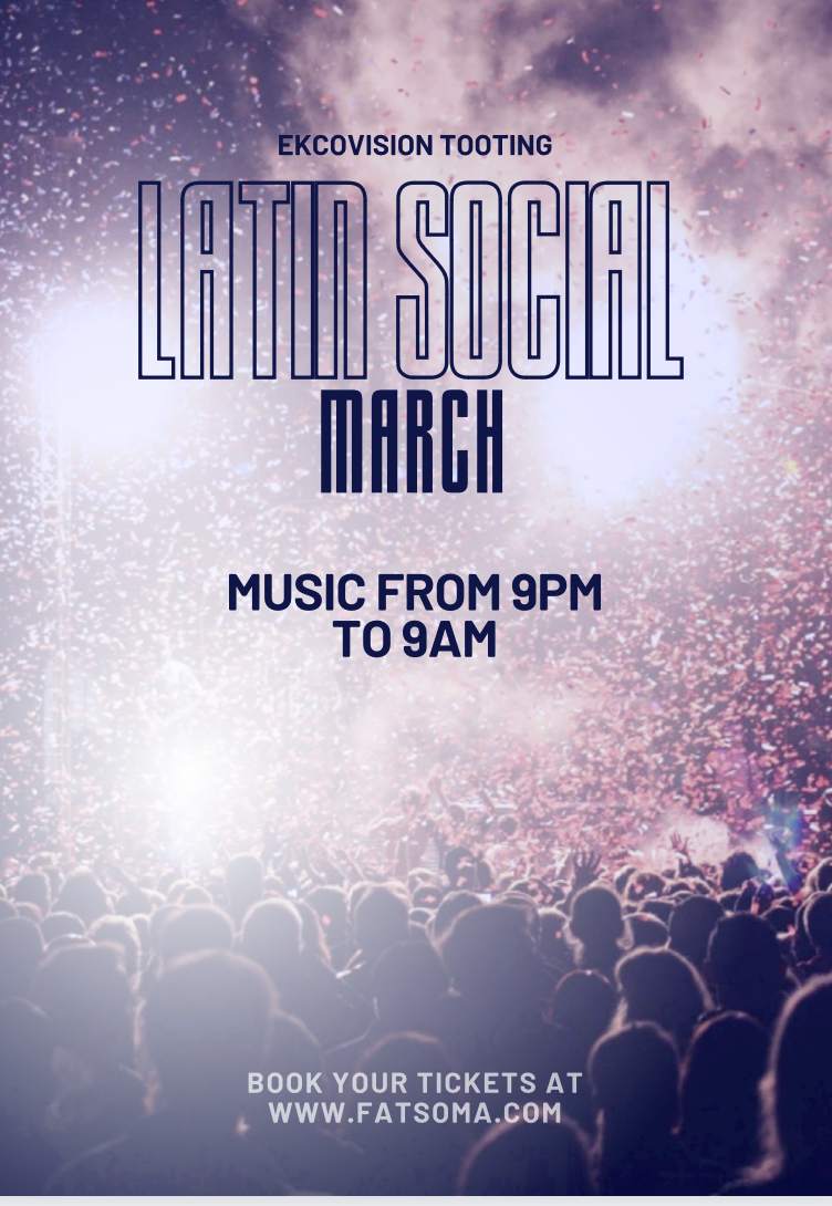 Latin social every Thursday at Ekcovision, London