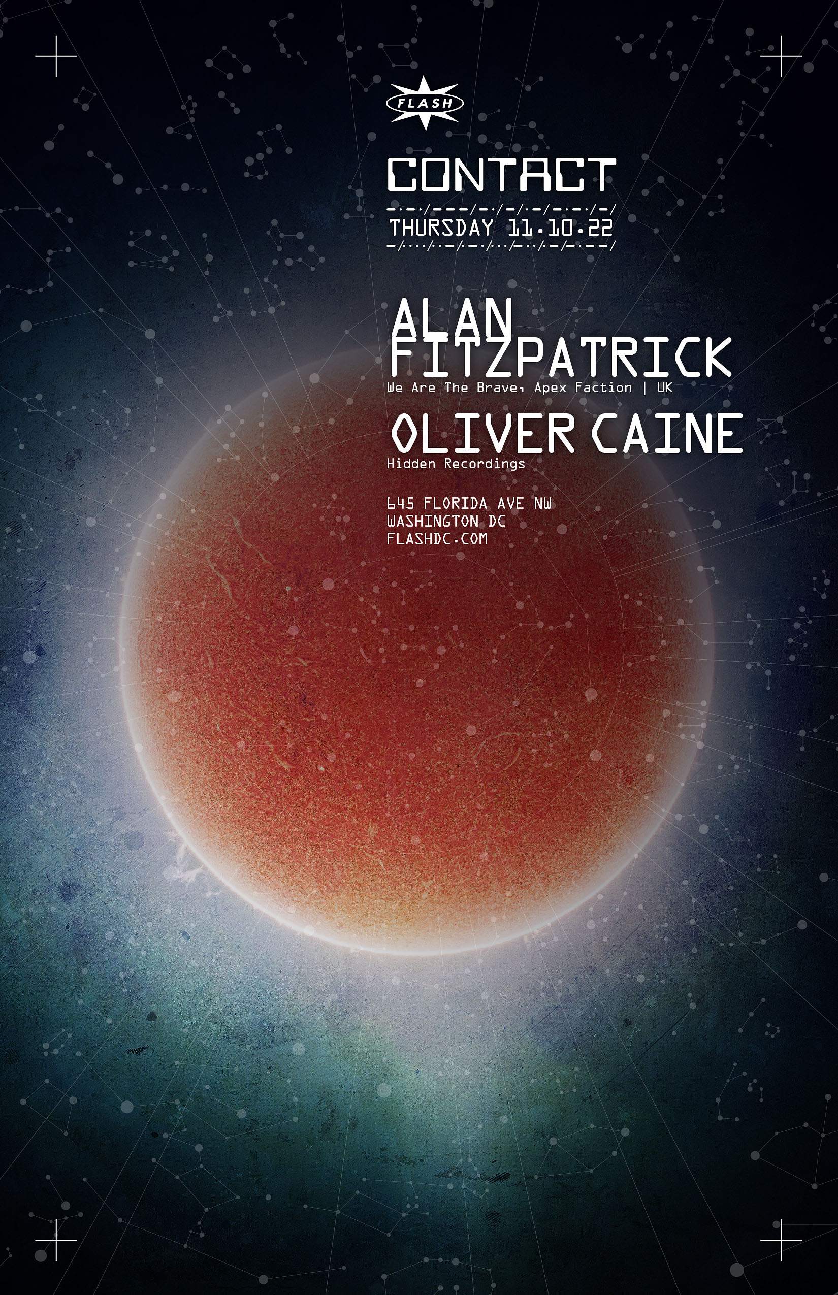 CONTACT: Alan Fitzpatrick - Oliver Caine at Flash, Washington DC