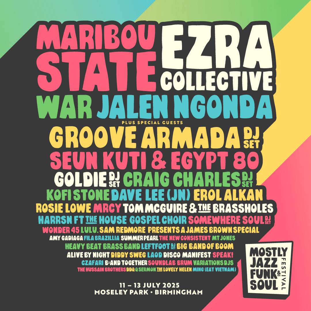 Mostly Jazz Funk & Soul Festival 2025 at Moseley Park, Birmingham