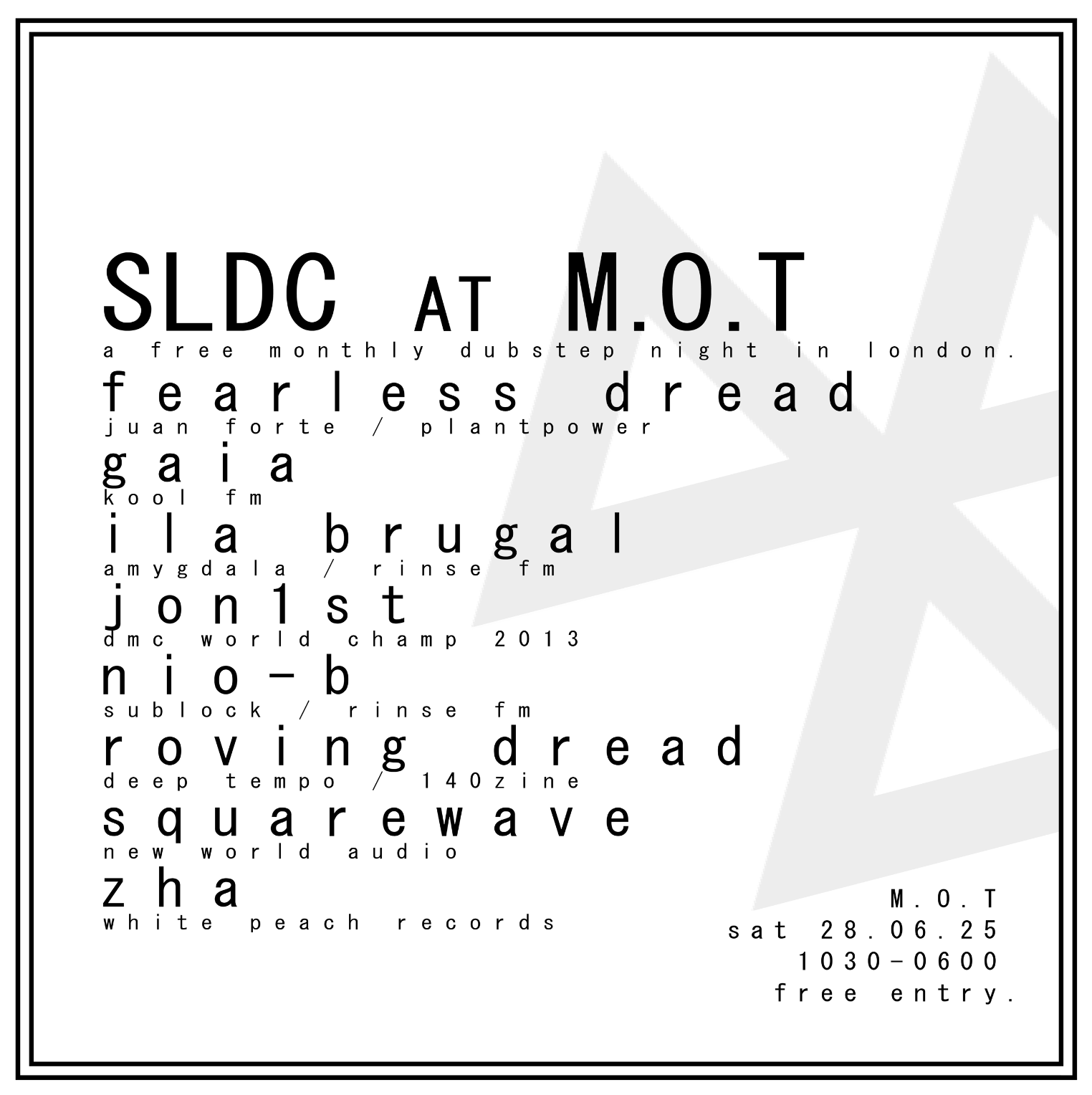 NLDC: SLDC @ M.O.T at M.O.T, London