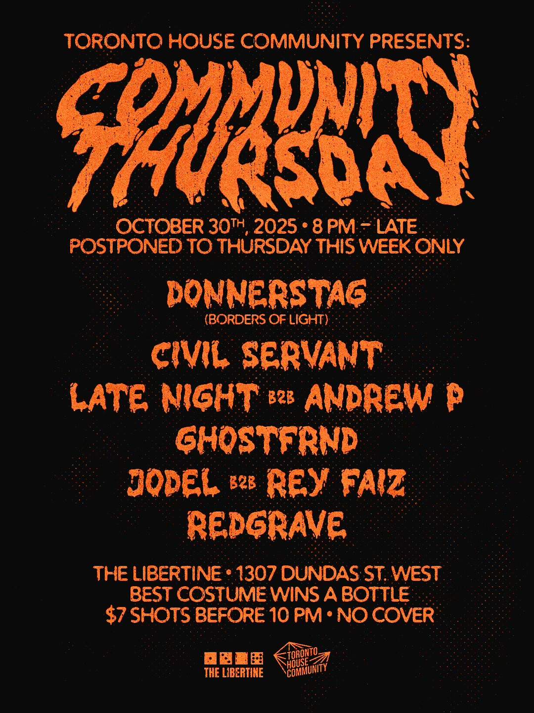 Community Thursday (Halloween Special) at TBA - Toronto, Toronto
