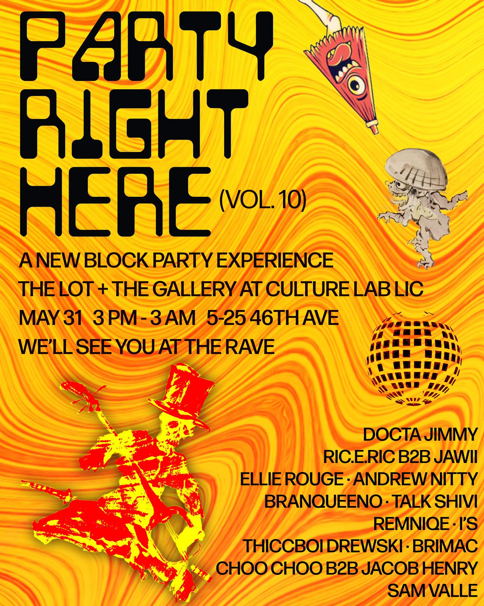 Party Right Here (Vol. 10) at Culture Lab LIC at Culture Lab LIC, New ...