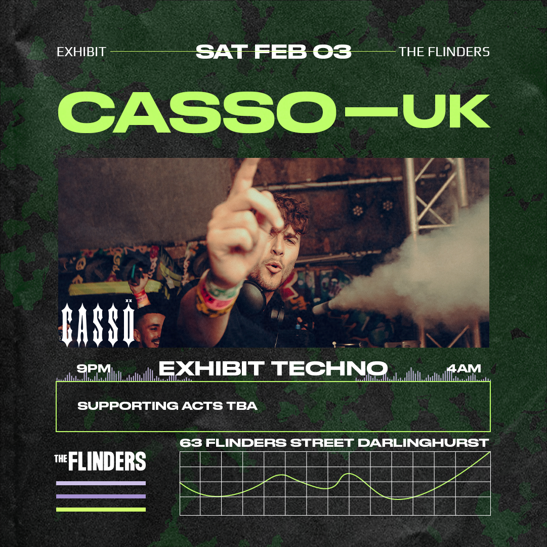 Exhibit Ft. Casso at The Flinders, Sydney