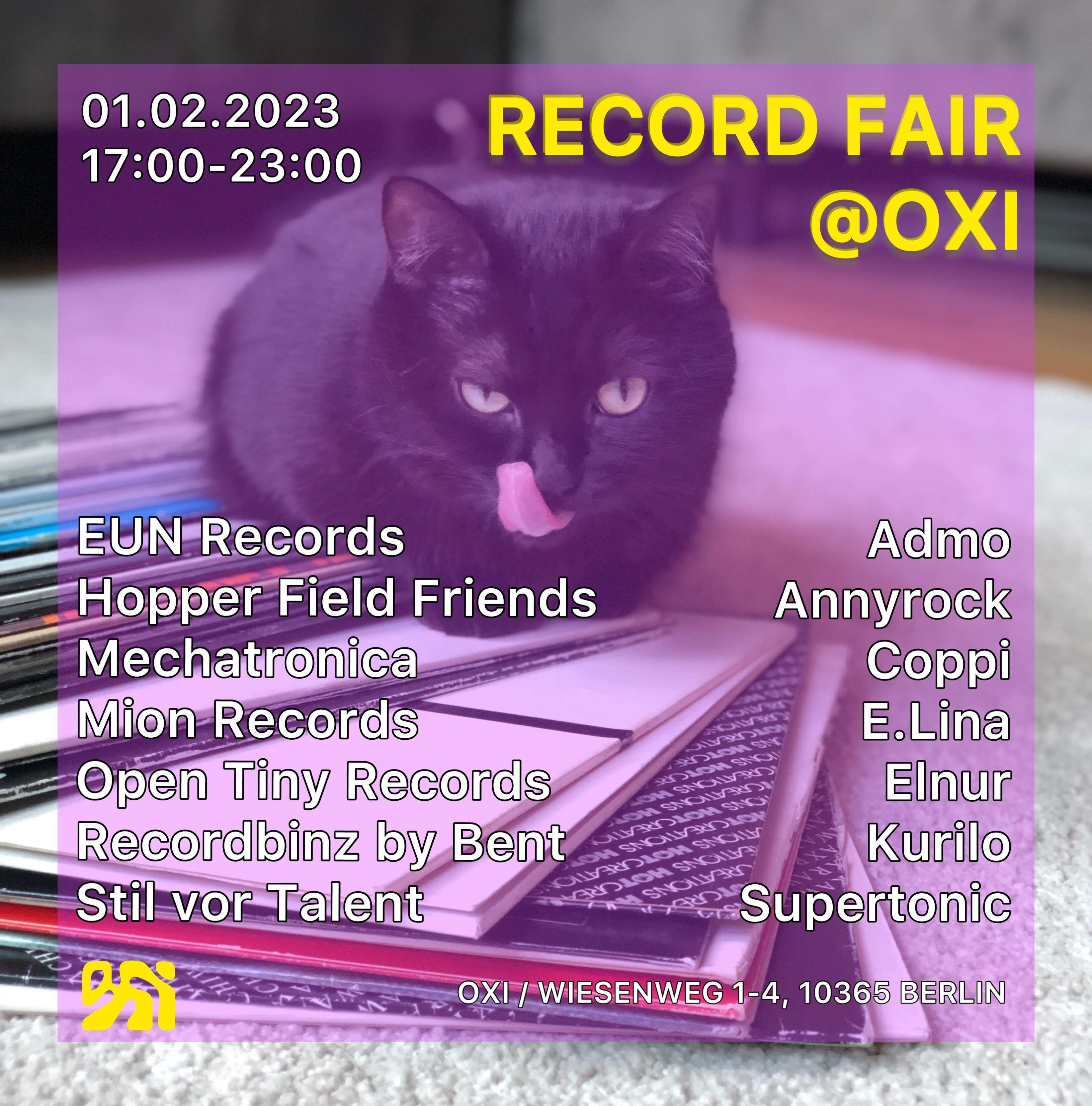 Record Fair at OXI, Berlin