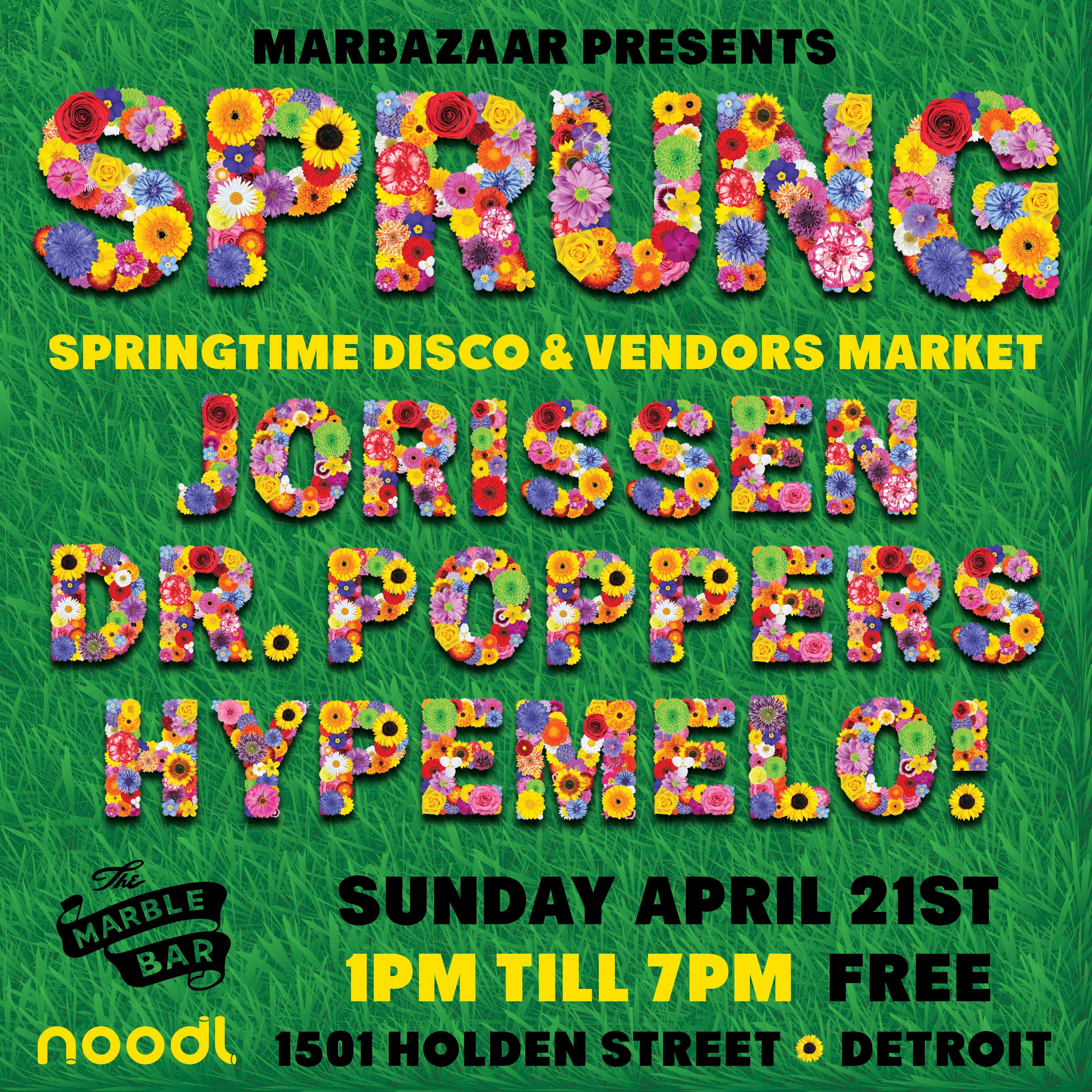 Sprung: A Spring Disco & Vendor Market at Marble Bar, Detroit