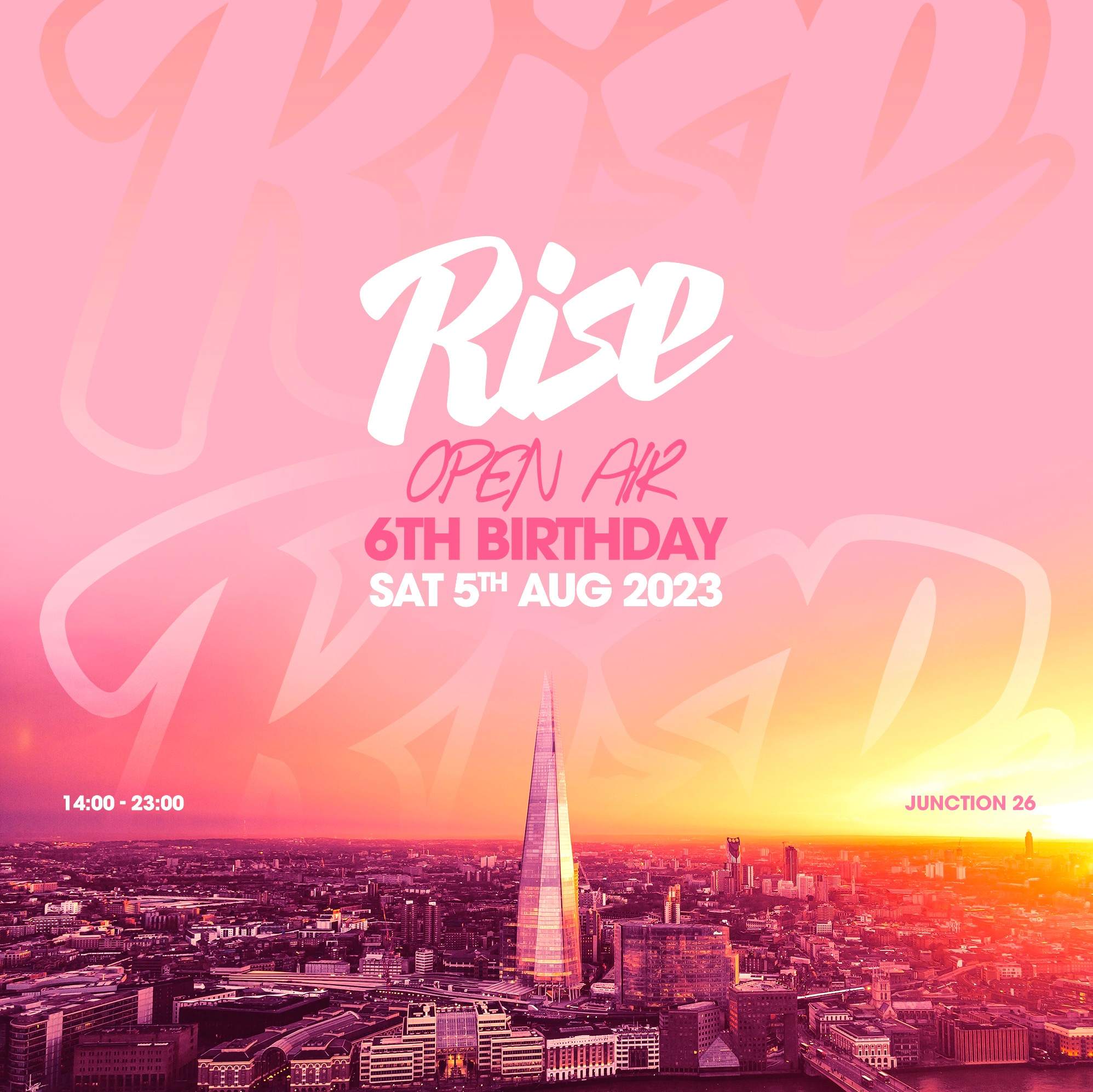 Rise: Summer Party at J26 Truckstop, London
