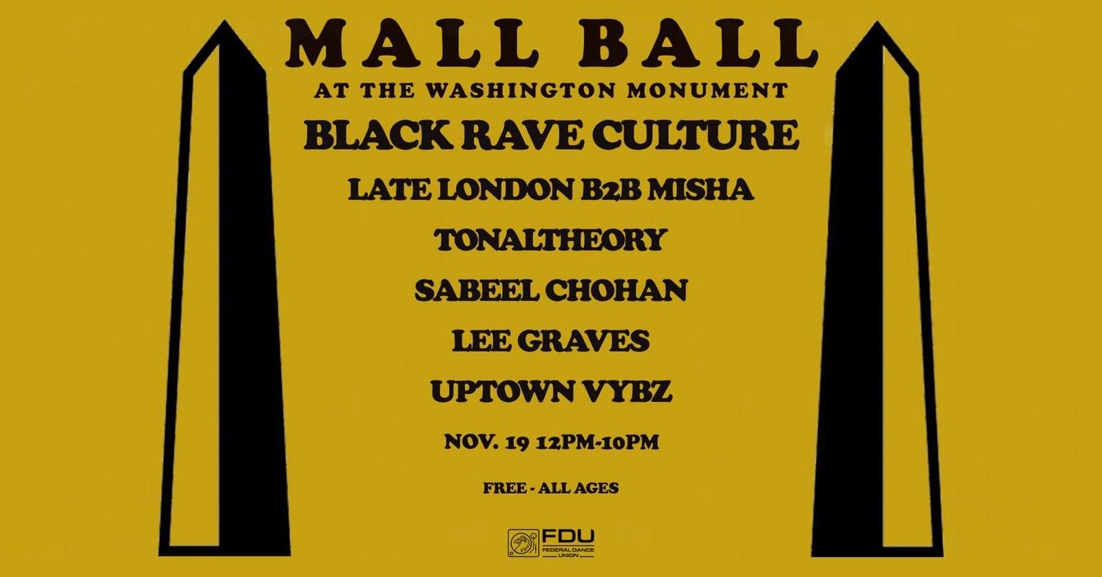 MALL BALL at National Sylvan Theater, Washington DC