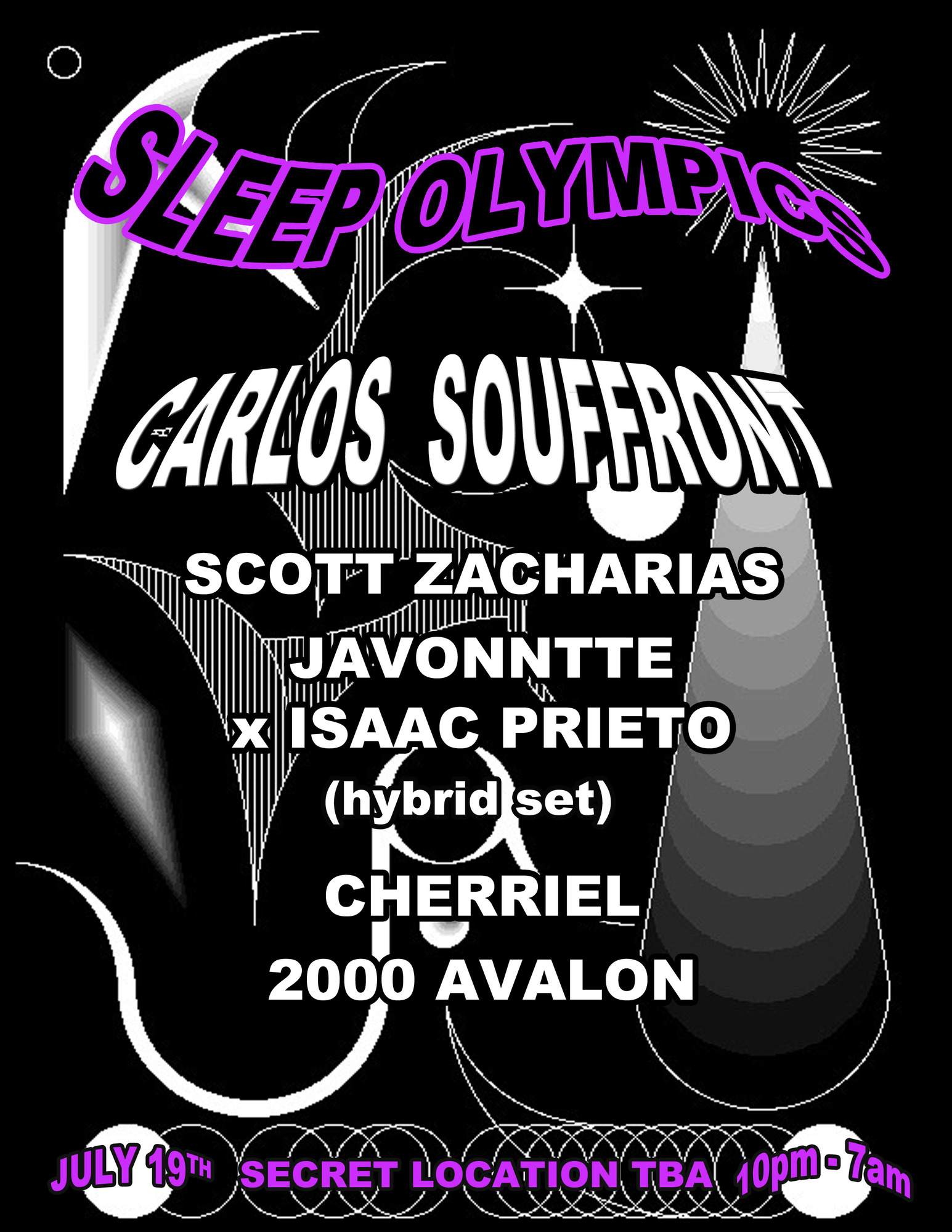 Sleep Olympics with Carlos Souffront, Scott Zacharias, Javonntte ...