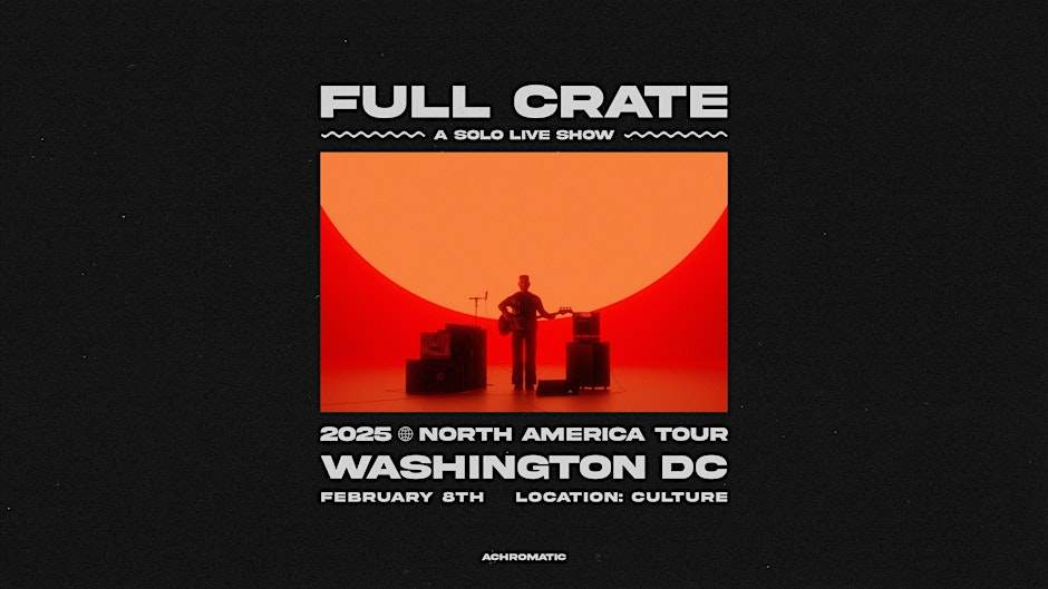 [CANCELLED] Achromatic presents: Full Crate [A Live Solo Show] at ...