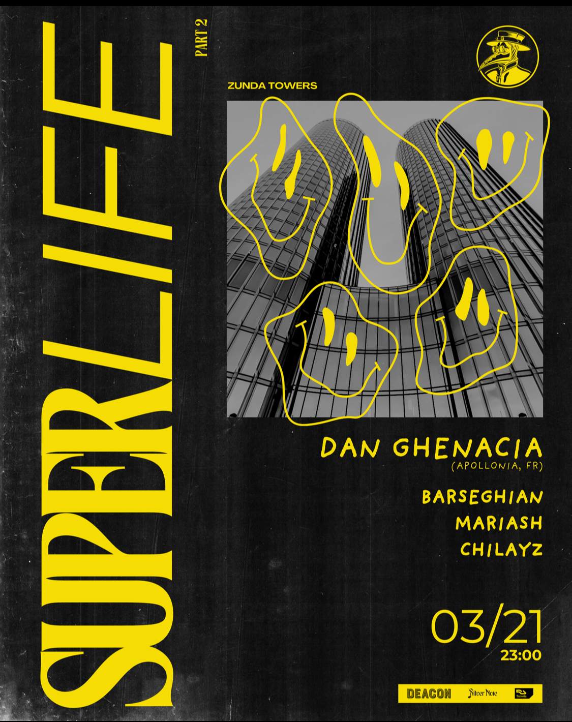 SUPERLIFE with Dan Ghenacia at TBA - Zunda Towers, Riga